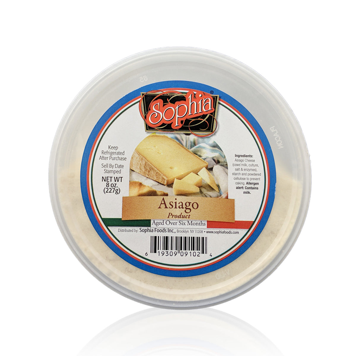 Sophia Cheese Product Deli Cups - Asiago – Sophia Foods